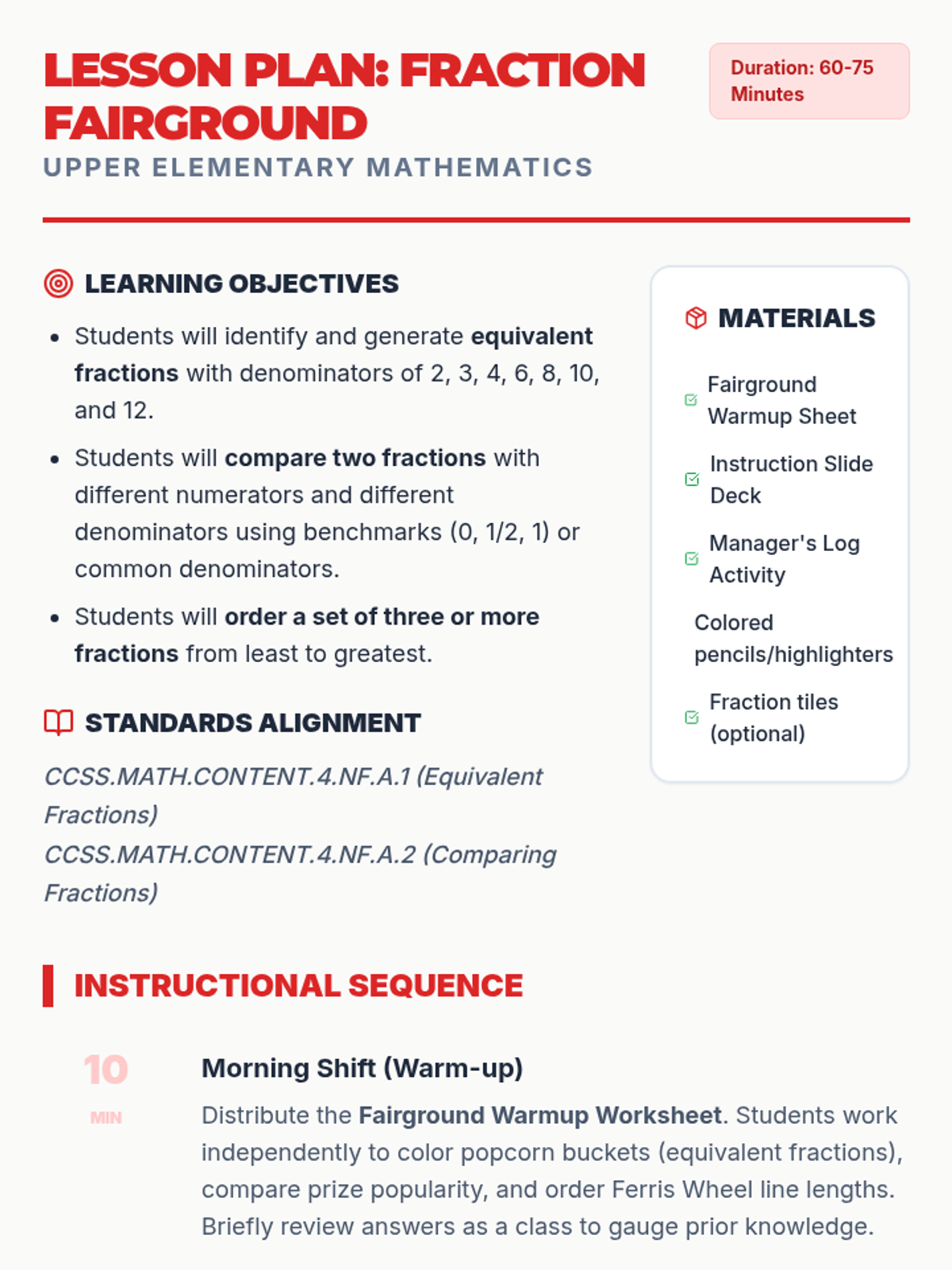 Fraction Fairground Frenzy • Lesson • Lenny Learning