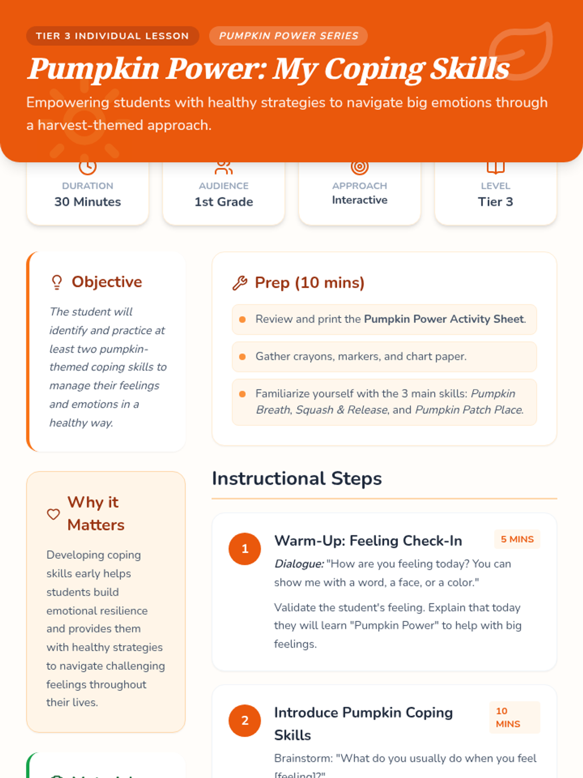 Pumpkin Power • Lesson • Lenny Learning